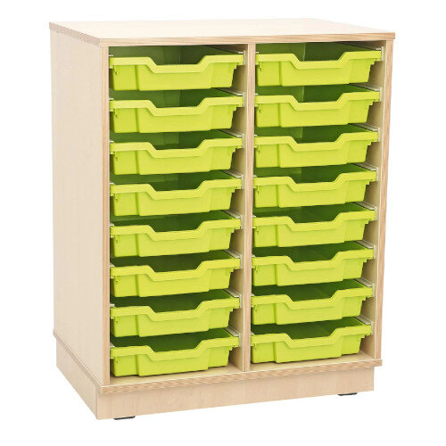 Tray Storage Medium Cabinets For Plastic Containers 2 Rows With Plinth ...