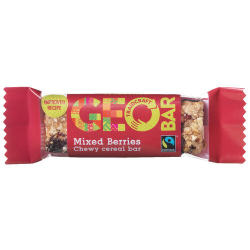 Geo Bar Mixed Berries Individually Wrapped Cereal Bars 35g Pack of 5 ...