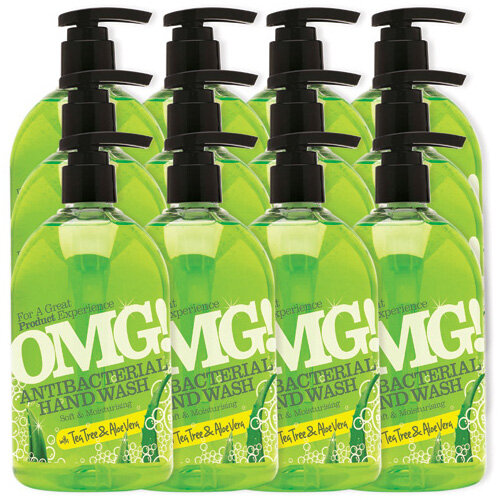 OMG Antibacterial Hand Soap 500ml Pack of 6 0604398 - Hunt Office Ireland