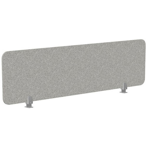 Ciunas Office Desk Screen W1390xH400 Grey - Shop Online at HuntOffice.ie