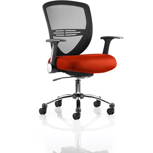 Iris Task Operator Office Chair Pimento Rustic Orange - Hunt Office Ireland