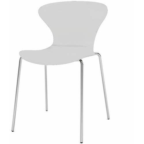 Frovi EGO Canteen Chair With Chrome 4 Leg Base H800xW490xD510mm 470mm ...