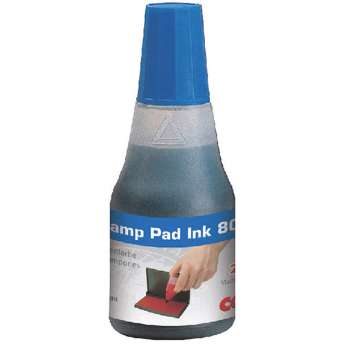 Colop 801 Stamp Pad Ink 25ml Blue 801Be - Hunt Office Ireland