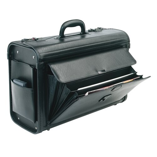 Pilots Case PVC Black Briefcase - Hunt Office Ireland