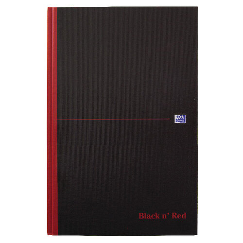 Black n Red Casebound Notebook B5 Hard Cover Ruled 192 Pages 400082917 ...