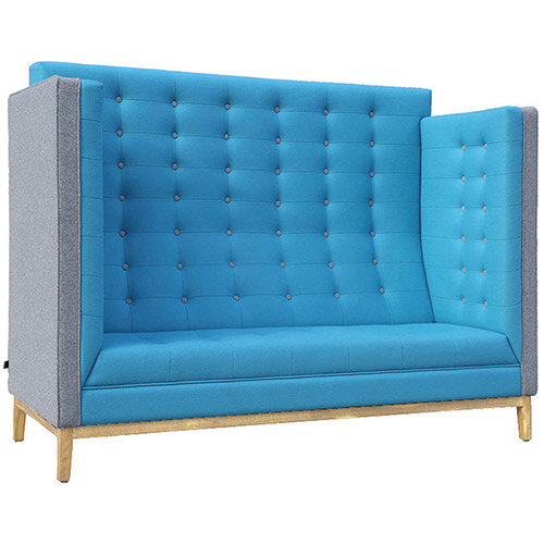 Frovi JIG HIGH 3 Seater Sofa With Natural Oak Frame H1470xW2000xD760mm ...