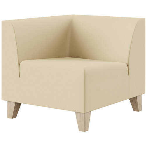 SIGMA MODULAR Soft Seating Single Seater Right End Unit With Trapezoid ...