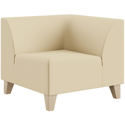 SIGMA MODULAR Soft Seating Single Seater 90 Degree Corner Unit With ...