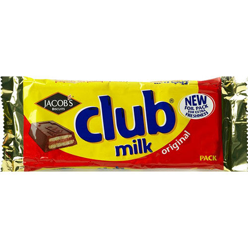 Jacobs Club Milk Chocolate Biscuit Pack of 6 426494 - Hunt Office Ireland
