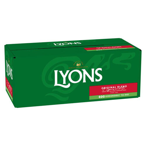 Lyons Tea Bags Original Blend 600 Pieces One Cup Tea - Hunt Office Ireland