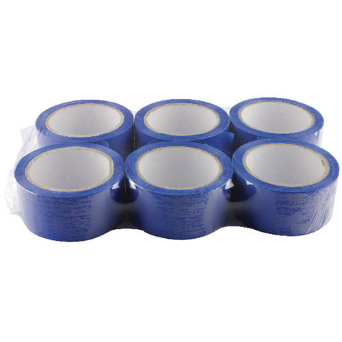 Ambassador Blue Polypropylene Tape 50mm x 66m Packing Tape (6 Pack ...