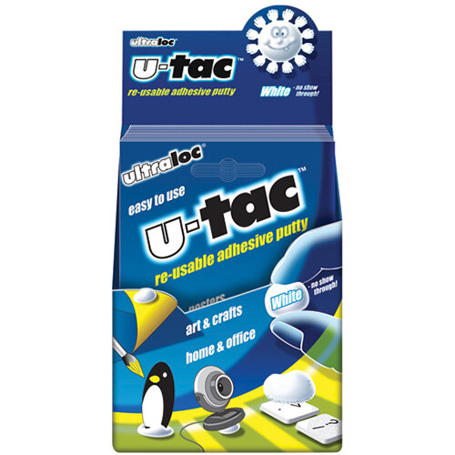 Ultraloc U-Tac Re-Usable Adhesive Putty White Pack of 12 SUUT12 - Hunt ...