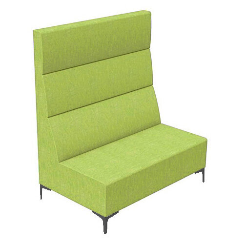 Frovi HUDDLE MODULAR High Seating 2 Seater Unit With Black Feet ...