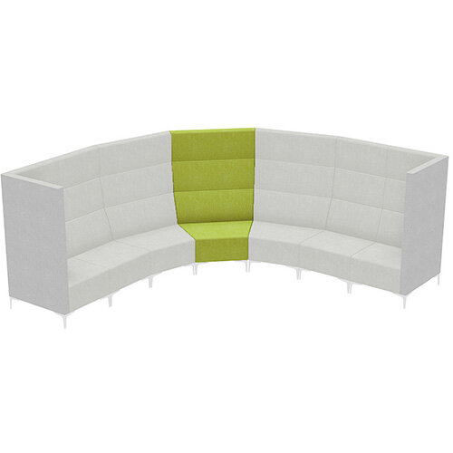 Frovi HUDDLE MODULAR High Seating 30 Degree Bend Unit With Black Feet ...