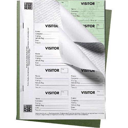 Nobo Visitors Badge Book 35334941 - Hunt Office Ireland