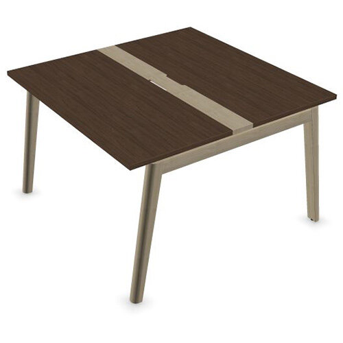 Narbutas Nova Wood Meeting Table Seats 4 People 1200X1200X740mm With ...