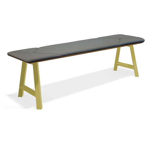 Frovi RELIC Medium Bench Fabric Upholstered Seat 1600mm Wide With ...