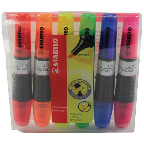 Stabilo Luminator Highlighter Pens Assorted Colours Wallet Pack of 6 71 ...
