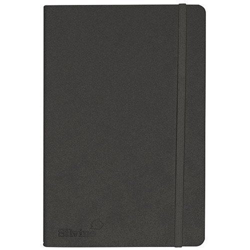 Silvine Soft Feel Executive Notebook Lined 160 Pages A5 Anthracite 197GY - Hunt Office Ireland