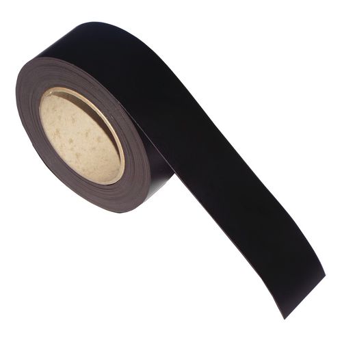Magnetic Easy Wipe Racking Strip Matt Black 100mmx10M - Hunt Office Ireland