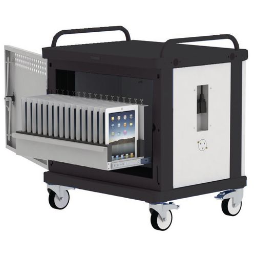 Tabstore Secure Charge Trolley For Up To 16 Tablet Devices Light Grey ...