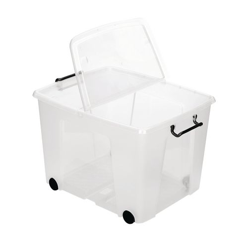 75 Litre Smart Storemaster Box With Folding Lid And Clip Handles - Hunt ...