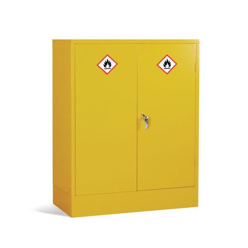 Dangerous Substance Cabinet Supplied With Ghs Labelling. Two Adjustable ...