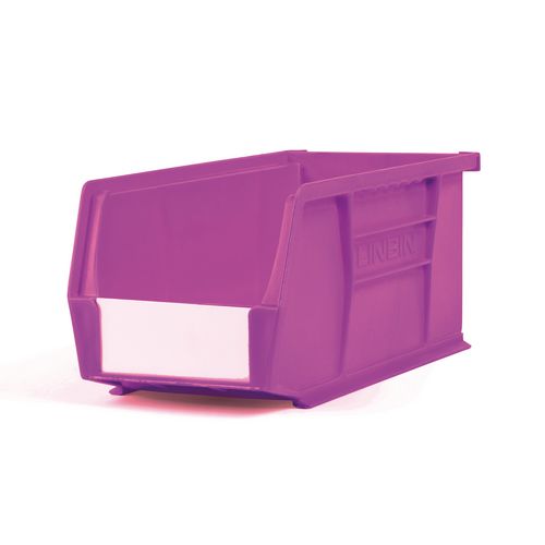 Bin-Storage Neon Linbin Purple Pack Of 10 Lxwxhmm:280X140X130 - Hunt ...