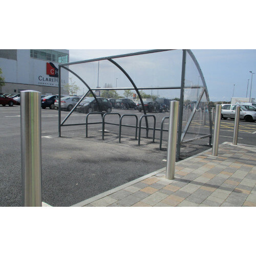 Semi Dome Bicycle Shelter - Hunt Office Ireland