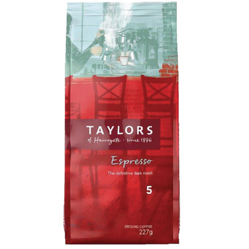 Taylors Espresso Ground Coffee 227g Pack of 1 3870 - Hunt Office Ireland