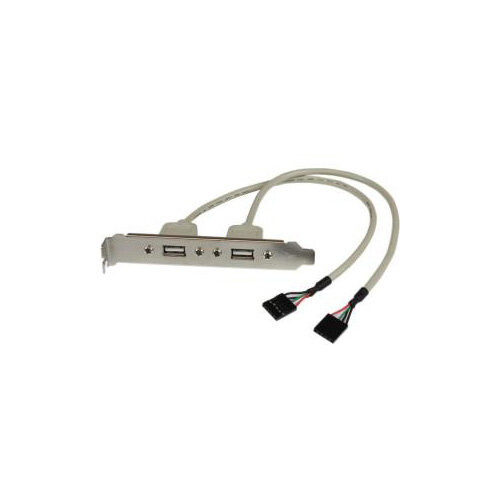 StarTech 2 Port USB A Female Slot Plate Adapter 2 x Type A Female USB 2 ...