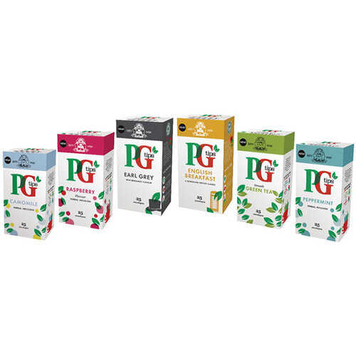 PG Tips Variety Pack of Envelope Tea Bags Pack of 150 29485801 - Hunt ...