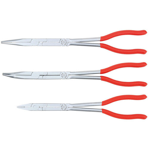 Wurth Double Joint Pliers Assortment, extra Long - PLRS-SET-3PCS-(EXTRA ...