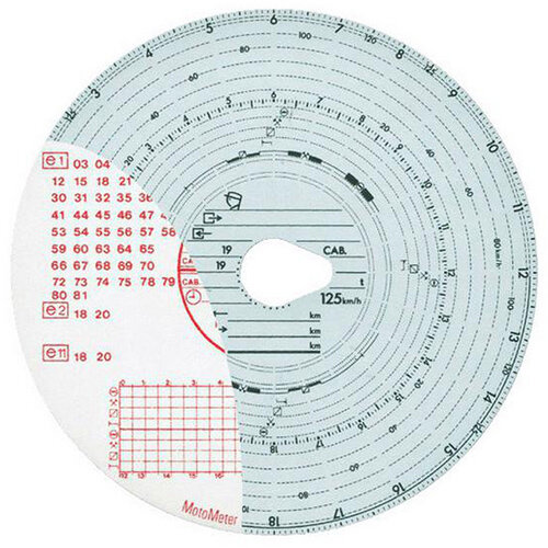 Wurth Tachograph Disc for EC tachographs - TCHGRAPHDISC-COMBIDISC-125KM ...