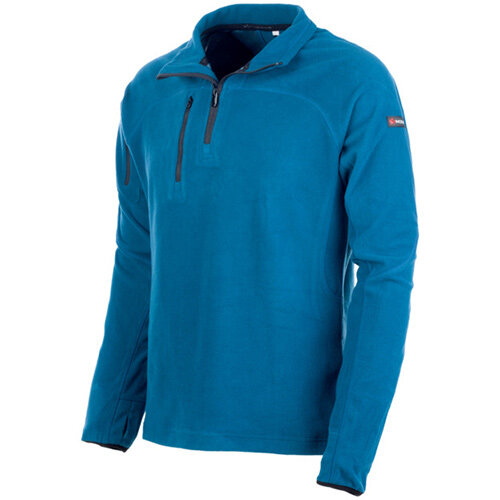 Wurth Silver Fleece Sweater - Fleece Half ZIP SILVER Blue PETROL L Ref ...