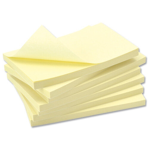 Uno Repositionable Notes 5x3 Yellow Pack 12 - Hunt Office Ireland