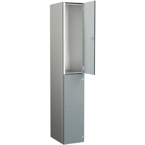 Zenbox Probe Wet Area Aluminium Locker 2 Door Dust Height 1800mm x ...