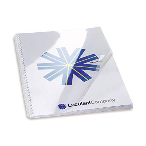 Acco GBC Binding Cover A5 PVC 240micron Clear Pack of 100 4400025 ...