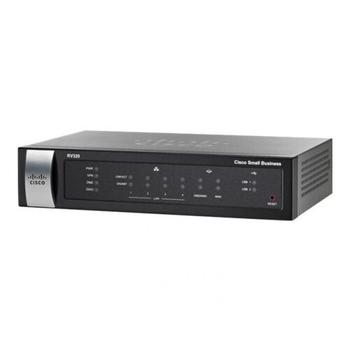 Cisco Small Business RV320 - Router - 4-port switch - GigE - WAN ports ...