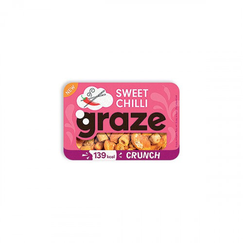 Graze Sweet Chilli Crunch Punnet 31g (Pack of 9) 2524 - Hunt Office Ireland
