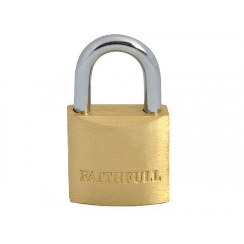 Brass Padlock 25mm 3 Keys - Hunt Office Ireland
