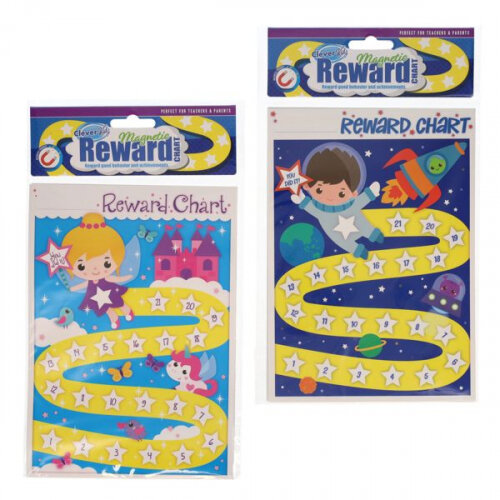 CLEVER KIDZ MAGNETIC REWARD CHART 2 ASST. - Hunt Office Ireland
