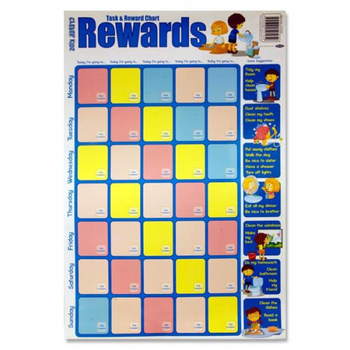 CLEVER KIDZ WALL CHART - TASK & REWARD CHART - Hunt Office Ireland