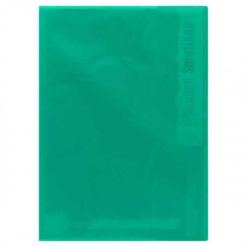 * STUDENT SOLUTIONS PKT.5 A4 PVC HEAVY DUTY COPY BOOK COVERS - 5 ASST ...