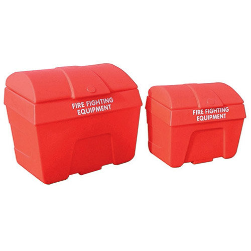 Red 400 Litre Fire Fighting Storage Bin - Hunt Office Ireland