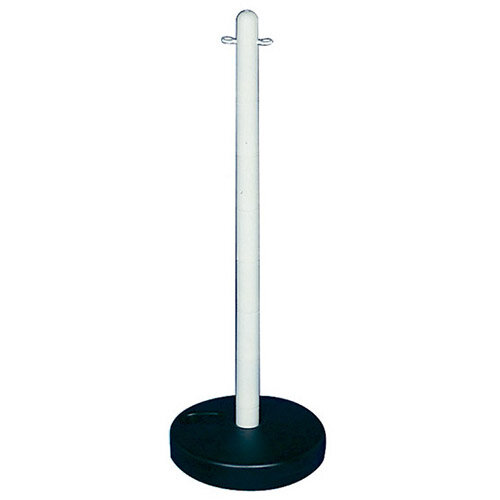 Freestanding Post Circular Plastic Base White 328349 - Hunt Office Ireland