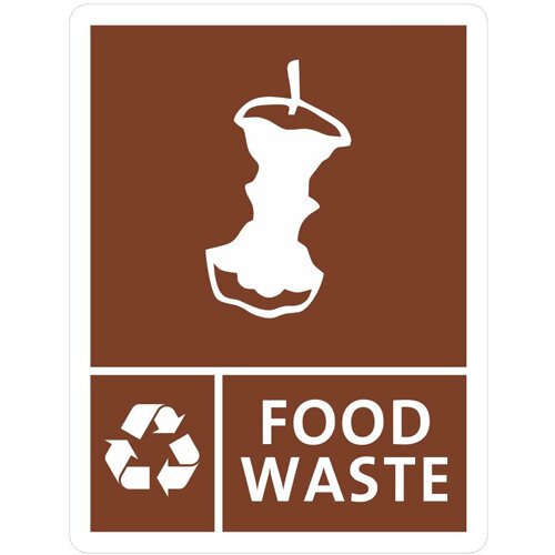 Jantex Slim Bin Food Waste Label - HuntOffice.ie