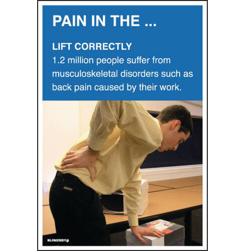 Poster Pain In The 510X750 Laminated - Hunt Office Ireland