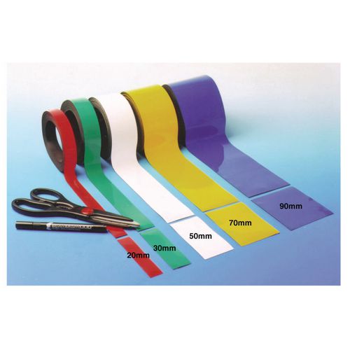 Magnetic Easy Wipe Racking Tape Green 10mm X 10M - Hunt Office Ireland