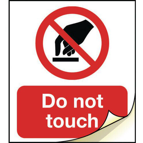 General Safety Labels Do Not Touch Roll Of 20 - Hunt Office Ireland